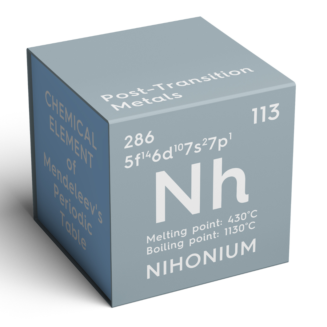Nihonium là gì? Ứng dụng của Nihonium trong ngành cơ khí? - vatlieucongnghiep.org